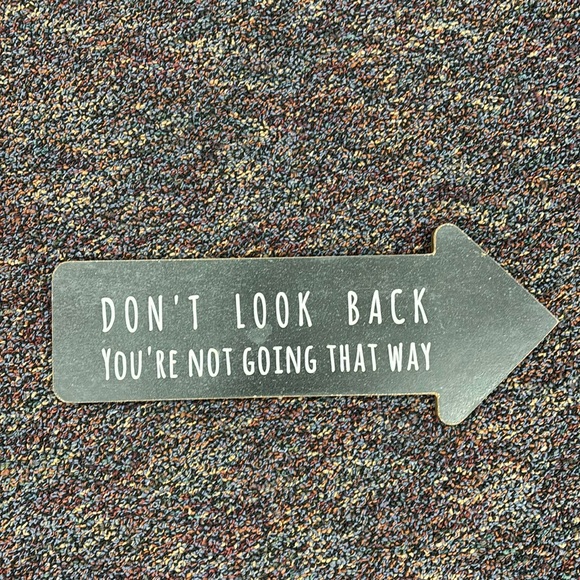Creative Co-Op | Wall Decor | Dont Look Back Sign | Poshmark
